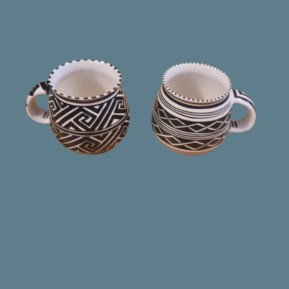 Dining | 2 Piece Treasure Chest Vintage Geometric Aztec Pattern Coffee ...